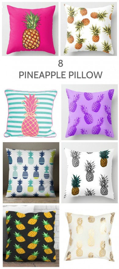 8 Pineapple Pillow Ideas for People Who Love Pineapples - Digital Fabrics