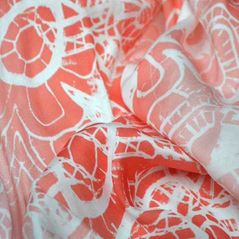 Colours To Inspire: Coral - Digital Fabrics