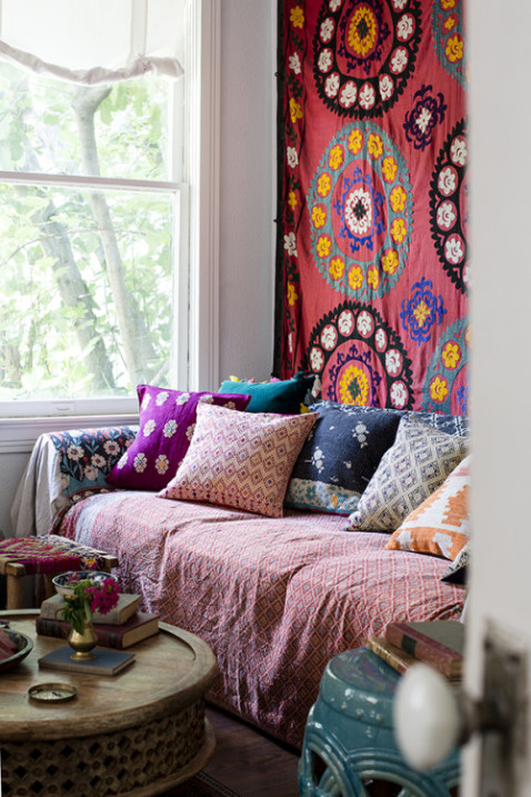 10 Inspiring Bohemian Interiors + 3 Design Ideas - Digital Fabrics