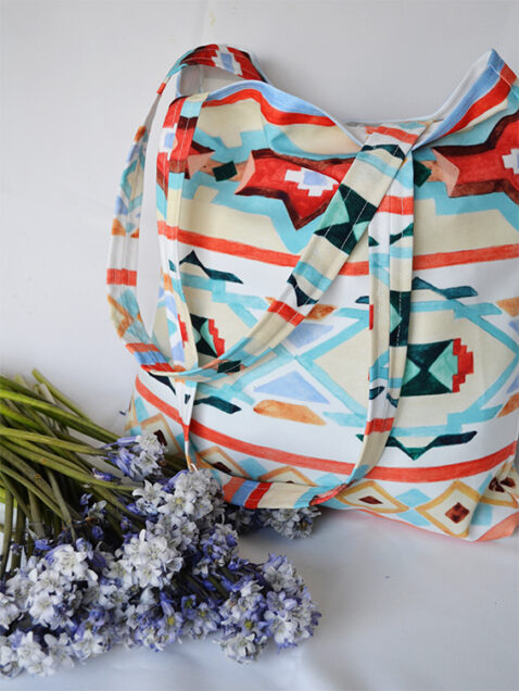 custom tote bag - Digital Fabrics