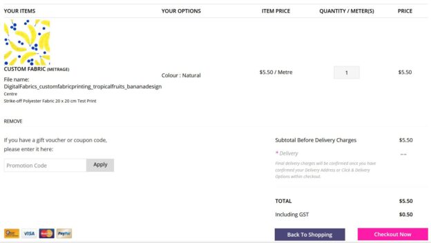 How to order custom fabric online - Digital Fabrics, Sydney