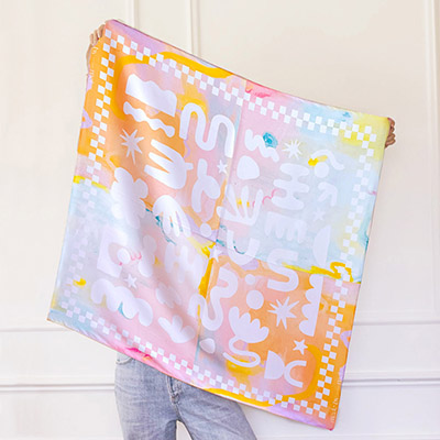 Custom Scarf, Design Your Own - Digital Fabrics